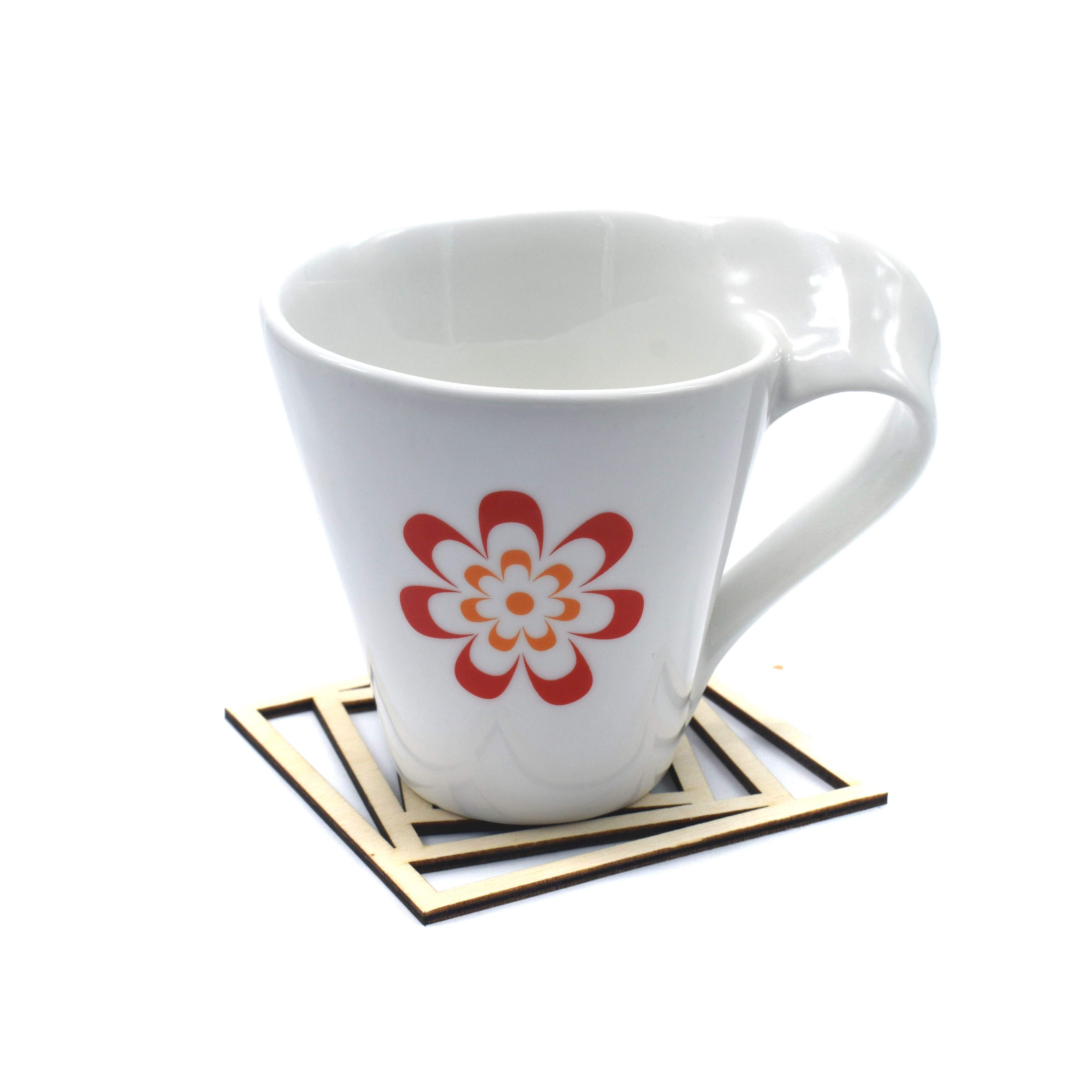 Dřevěné podtácky, 4 variant | PEHUCRAFT.cz